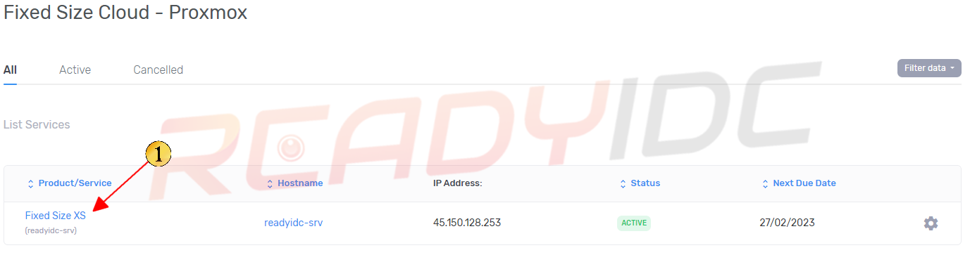 ขั้นตอนการ Add Firewall Rule - ReadyIDC : Service 24 Hour Support
